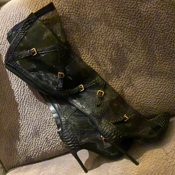 Athena | Shoes | Athena Mesh Thigh High Boot | Poshmark